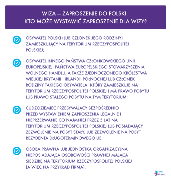 Wiza zaproszenie do Polski | Firma dla każdego